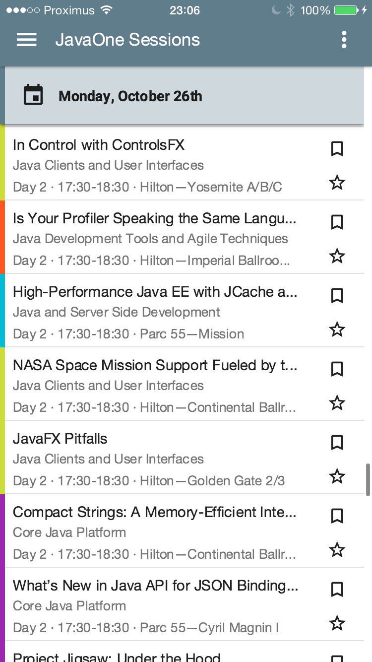 Introducing The Gluon Javaone Conference App Gluon