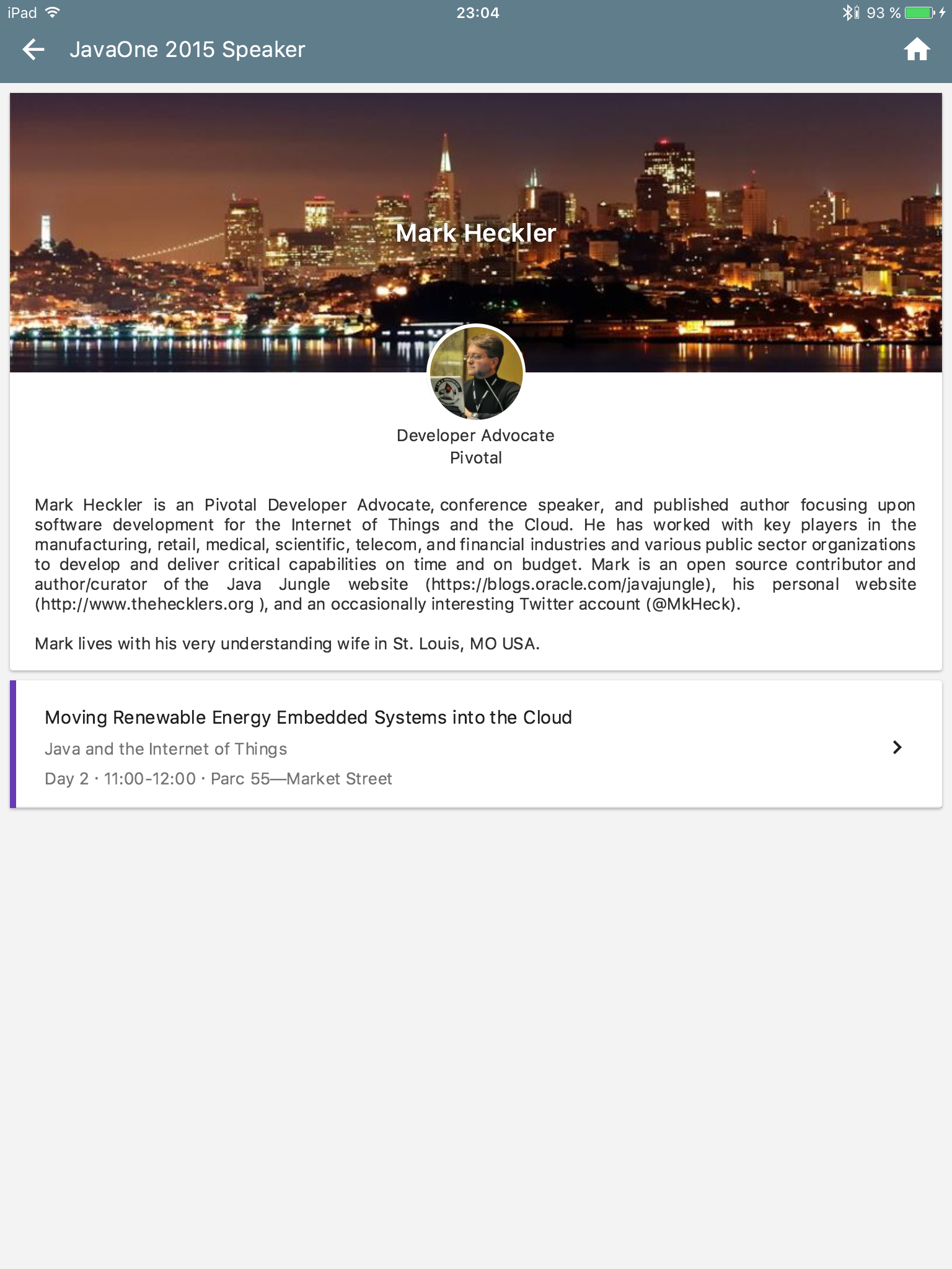 Introducing The Gluon Javaone Conference App Gluon